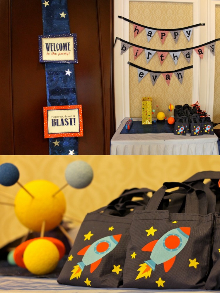 Space Theme Birthday Party For Boy | Chuzai Living
